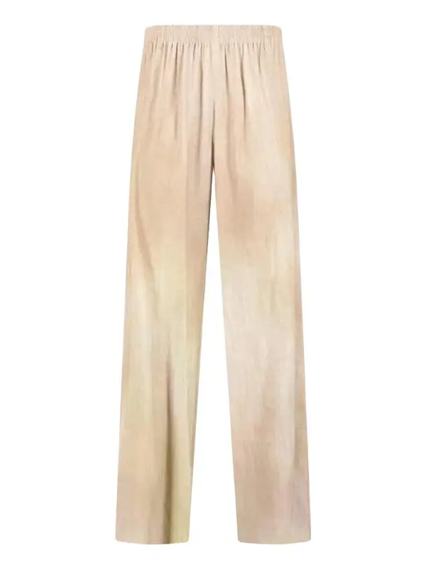 Ermanno Scervino Elasticated Wide-leg Trousers - Neutrals