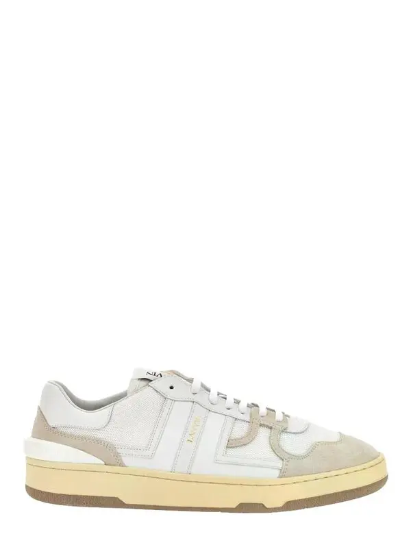 LANVIN Clay Panelled Sneakers - White