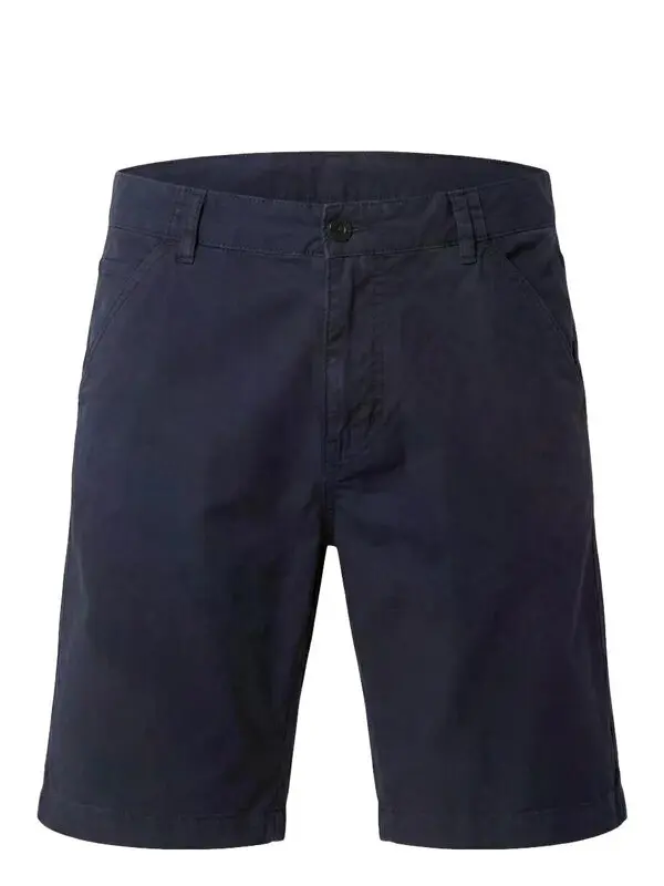 DRUMOHR Straight-leg Cotton Shorts - Blue