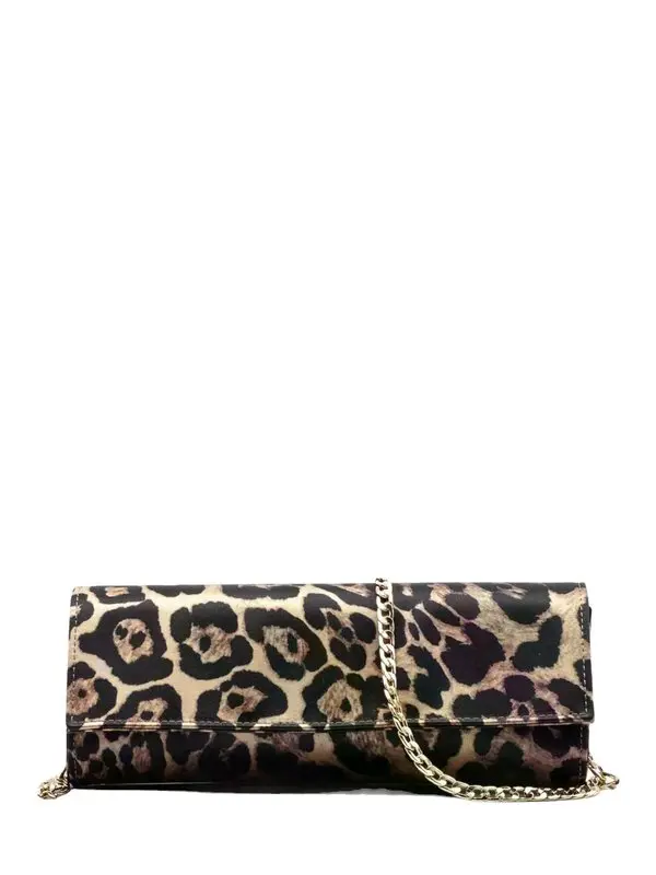 CASTAGNA Animal-print Clutch Bag - Neutrals