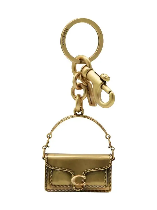 COACH Tabby Bag Charm Keyring - Gold