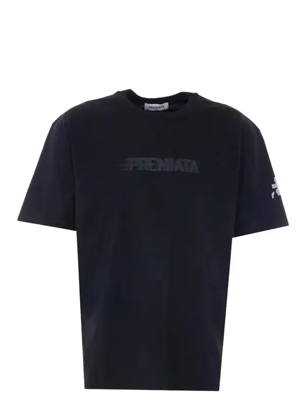 Premiata Logo-print Graphic-print T-shirt - Black