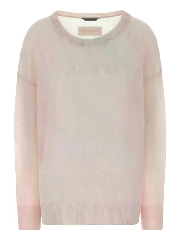 Balenciaga Oversized Cashmere Sweater - Pink