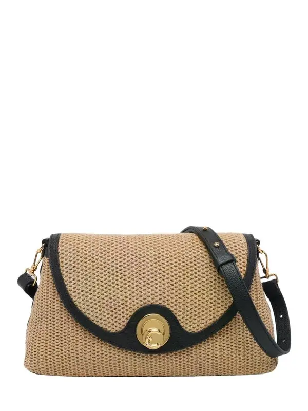 COCCINELLE Nikila Straw Shoulder Bag - Neutrals
