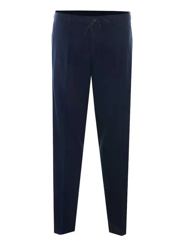 CIRCOLO 1901 Drawstring Tailored Trousers - Blue