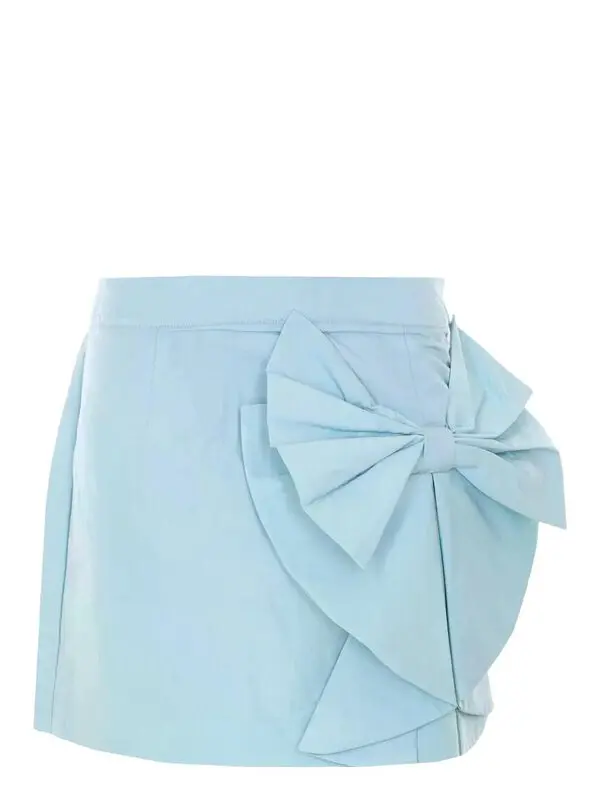 Essentiel Antwerp Bow-detailed Mini Skirt - Blue