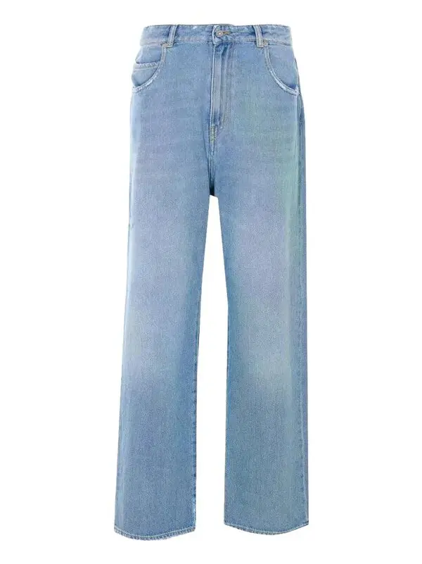TRUE AVENUE Marta Straight-leg Jeans - Blue