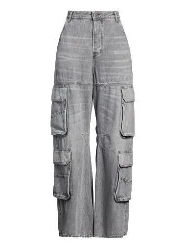 DIESEL® Cotton Cargo Jeans - Grey