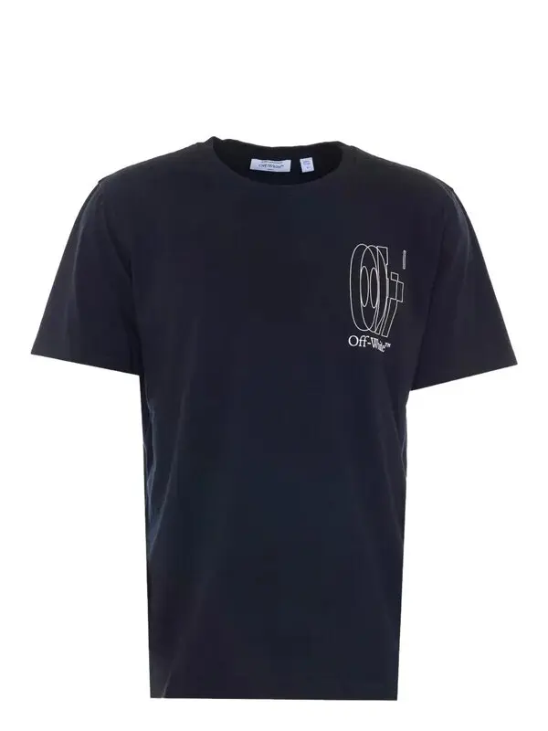Off-White Double Arrow Logo-print T-shirt - Black