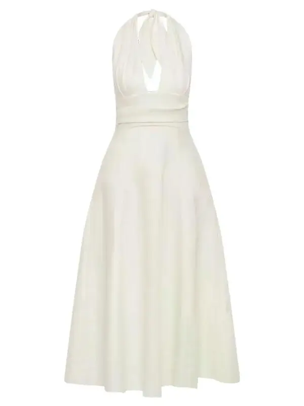 Faithfull The Brand Bianca Halter-neck Midi Dress - White
