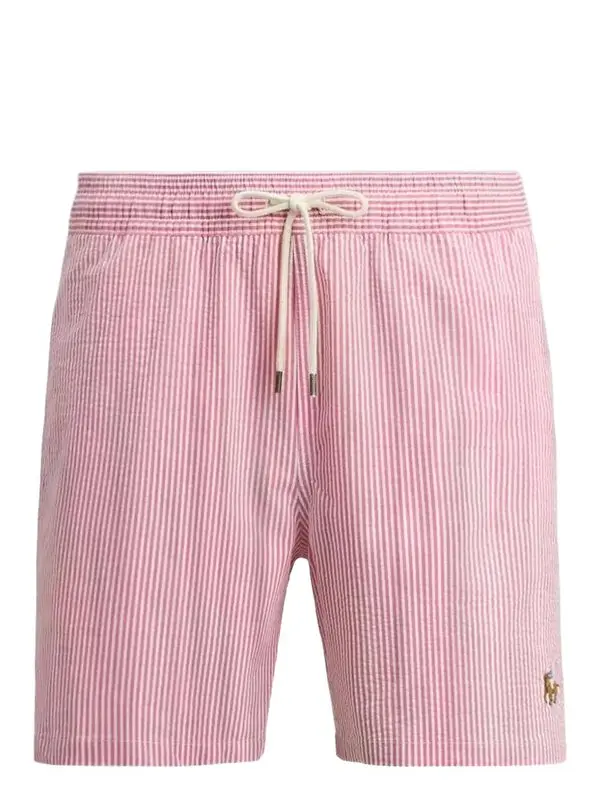 Polo Ralph Lauren Traveler Seersucker Shorts - Pink