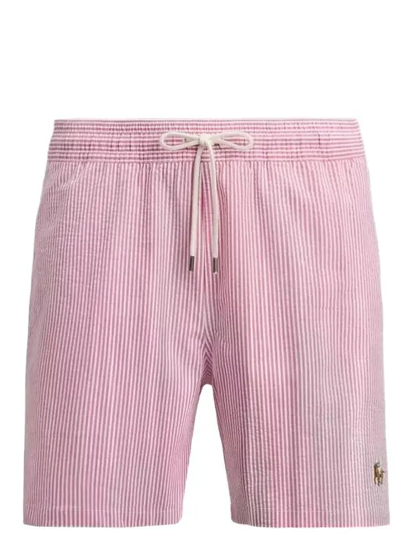 Polo Ralph Lauren Traveler Seersucker Shorts - Pink