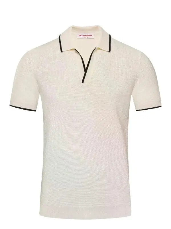 Orlebar Brown Polo-collar T-shirt - Neutrals