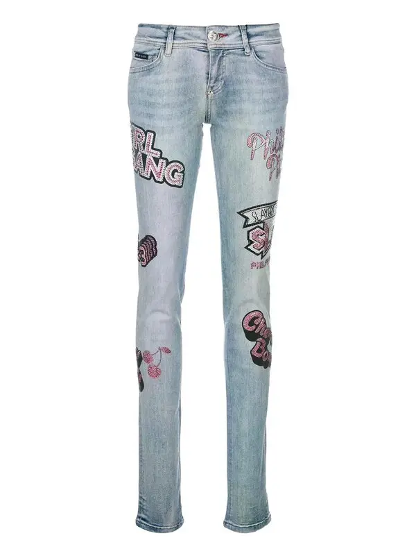 Philipp Plein Chicago Gang Jeans - Blue