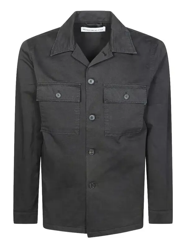 DEPARTMENT 5 Button-up Shirt Jacket - Grey