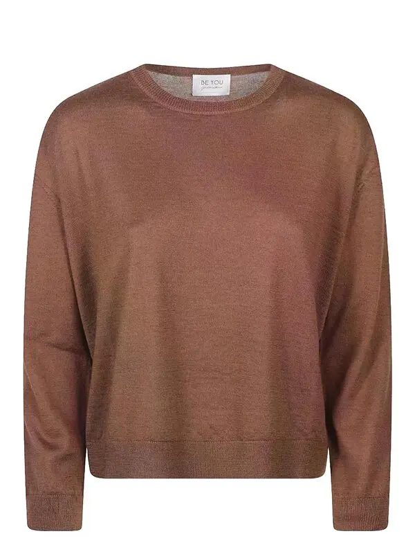 BEYOU Fine-knit Jumper - Brown