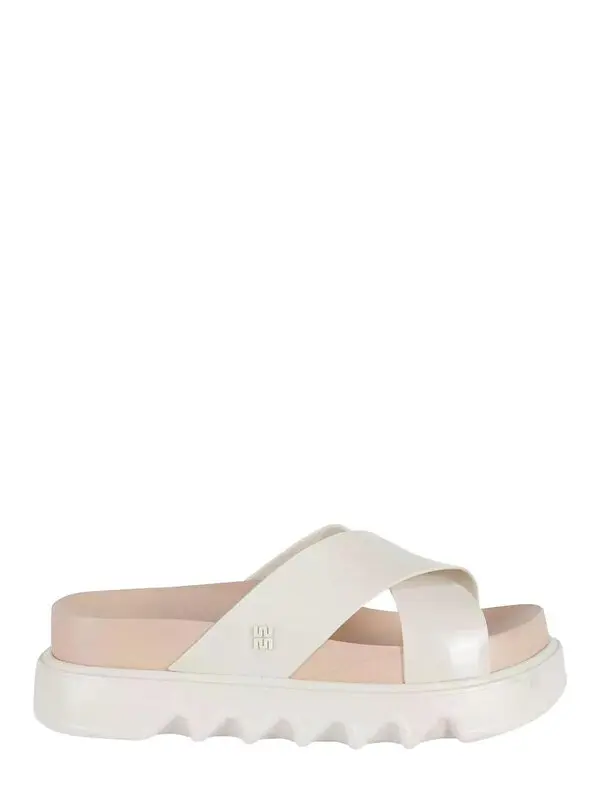 Melissa Crossover-strap Platform Sandals - Neutrals