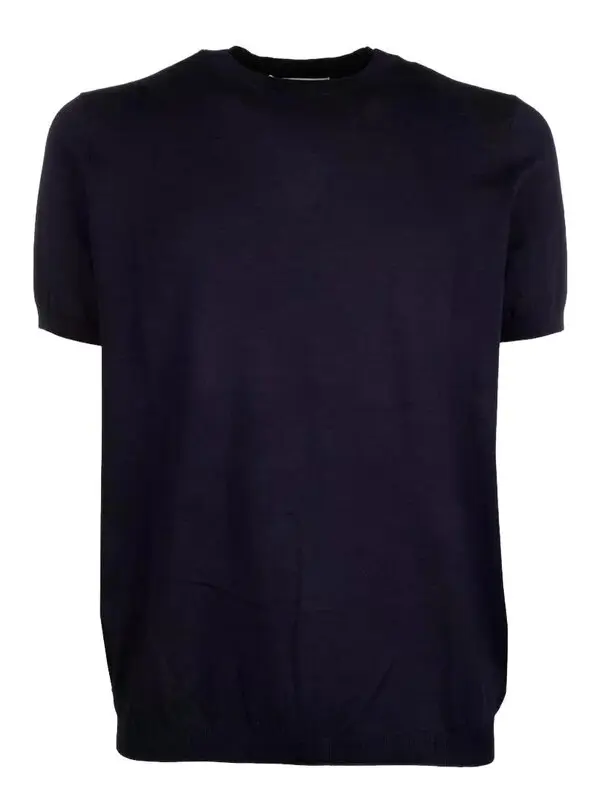 PAOLO RAGAZZINI Short-sleeved Sweater - Blue