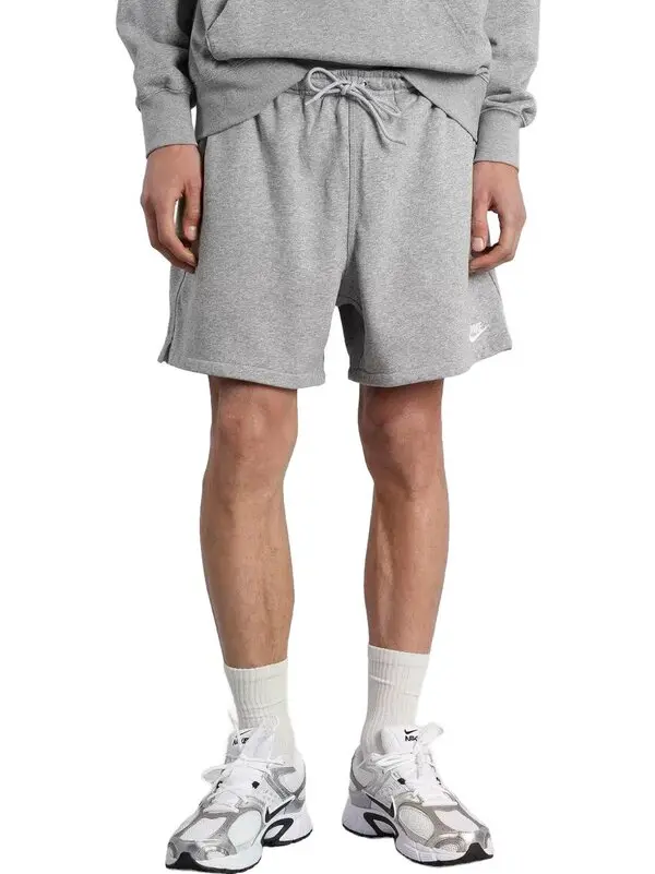 Nike Logo-print Drawstring Shorts - Grey