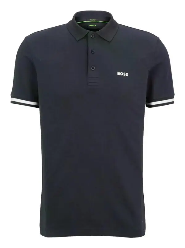BOSS Cotton Polo Shirt - Blue