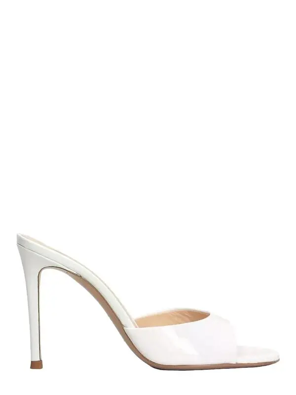Roberto Festa Ramas Leather Heeled Sandals - White