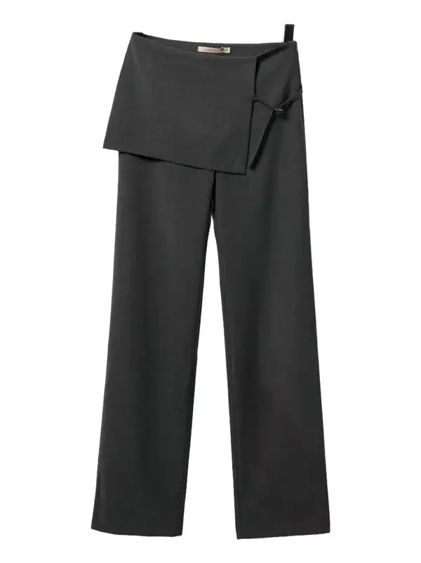 Paloma Wool Archive Buckle-detail Trousers - Grey