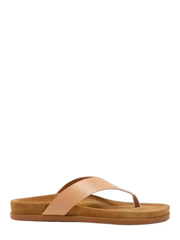 ANCIENT GREEK SANDALS Charys Leather Thong Sandals - Neutrals