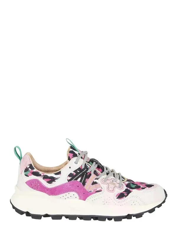 FLOWER MOUNTAIN Yamano 3 Leopard-print Sneakers - Neutrals