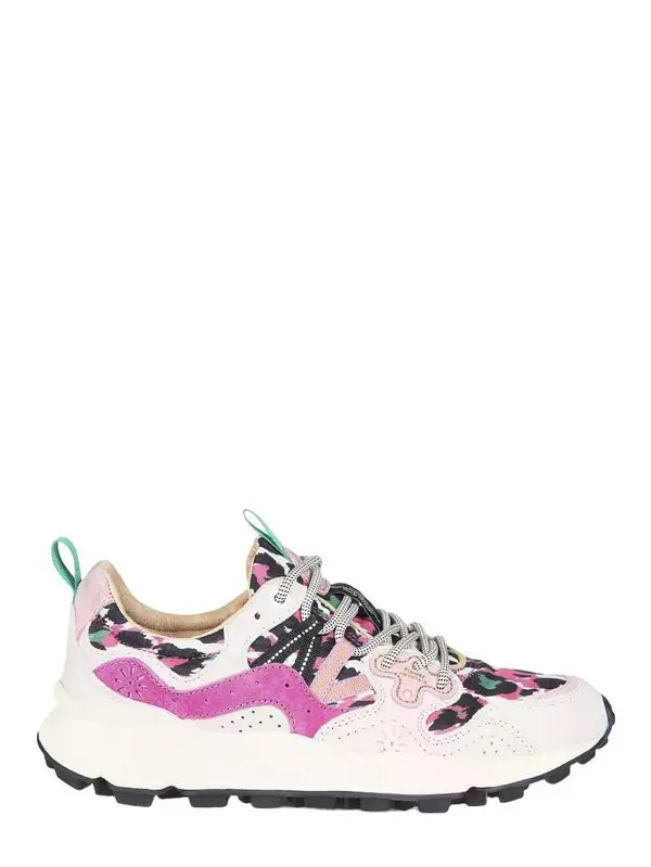 FLOWER MOUNTAIN Yamano 3 Leopard-print Sneakers - Neutrals