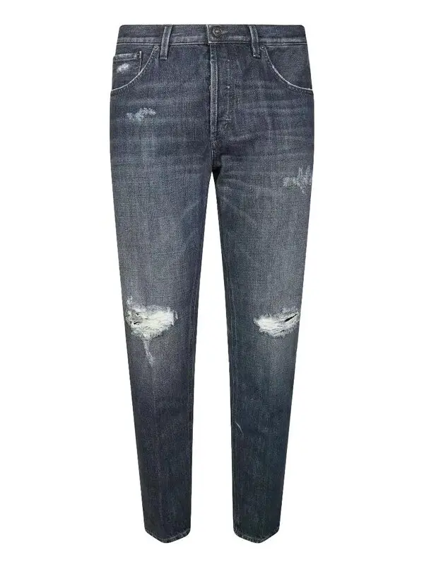 DONDUP Brighton Distressed Jeans - Grey