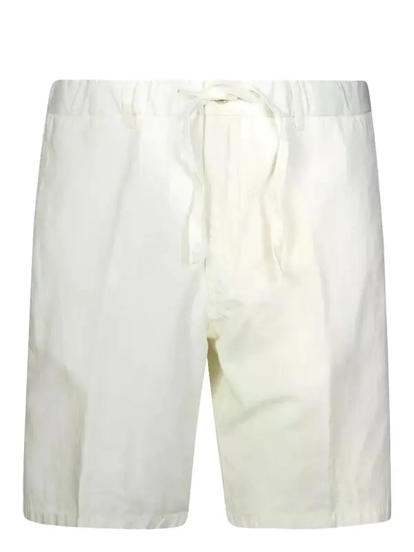 BRIGLIA 1949 Drawstring-waist Bermuda Shorts - White