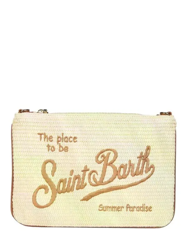 MC2 SAINT BARTH Parisienne Straw Clutch - Neutrals