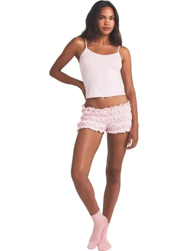SKIMS Sleep Cami Top And Bloomer Set - Barely Pink