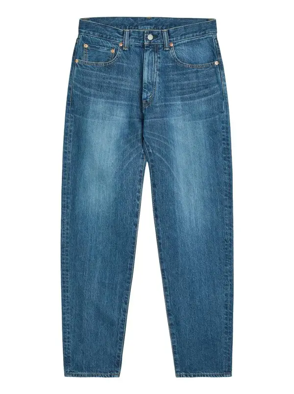 BLUE BLUE Relaxed Tapered-leg Jeans - Blue