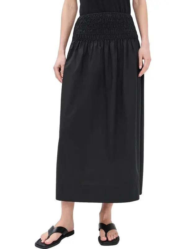 Rails Alessa Shirred Waist Skirt - Black