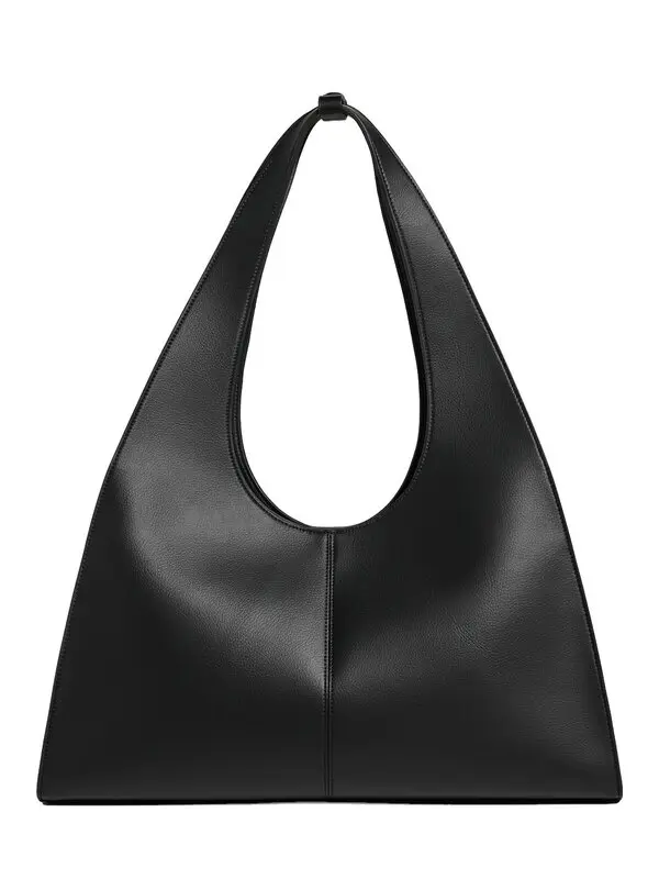 FREJA NEW YORK Ida Faux Leather Bag - Black