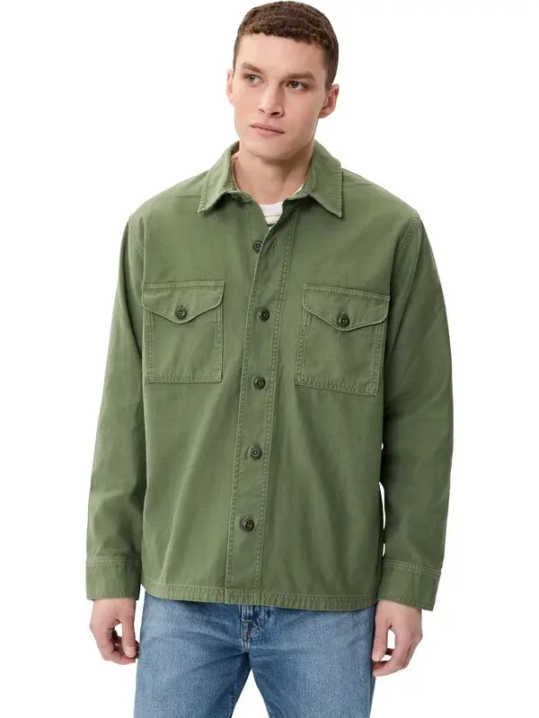 Filson Field Shirt Jacket - Washed Fatigue Green