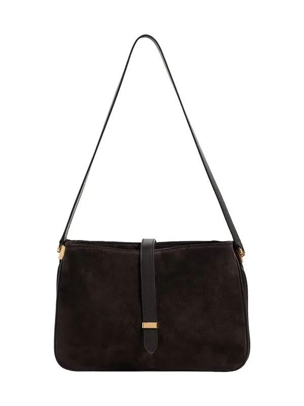 NILI LOTAN Jane Shoulder Bag - Espresso