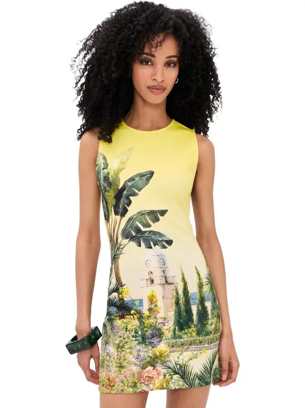 Alice + Olivia Wynell Fitted Mini Dress - Pure Paradise