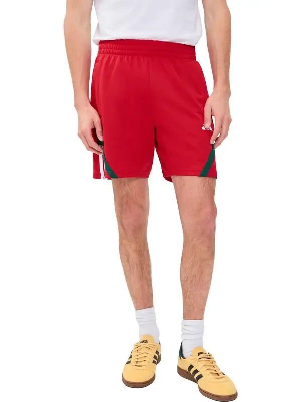 Adidas House Of Tiro Nations Track Shorts - Better Scarlet/team Dark Green