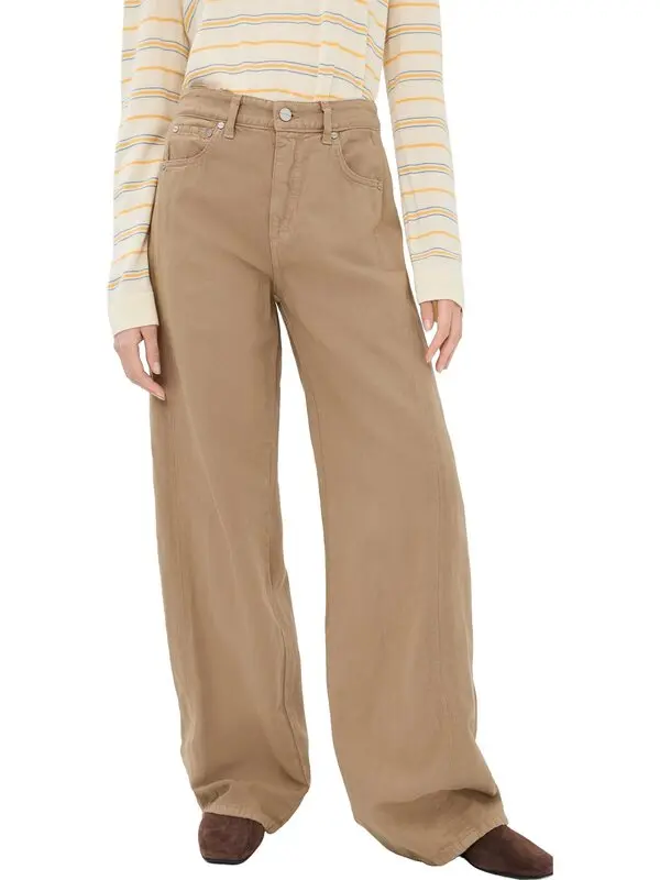 TWP West 11th Street Wide-leg Jeans - Kelp
