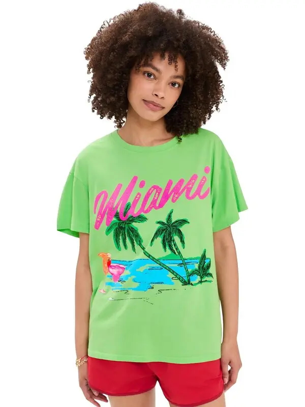 Show Me Your Mumu Travis Tee - Miami Beach Graphic