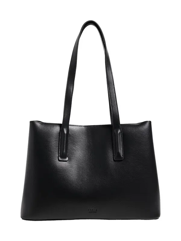 FREJA NEW YORK Linnea Faux Leather Tote - Black