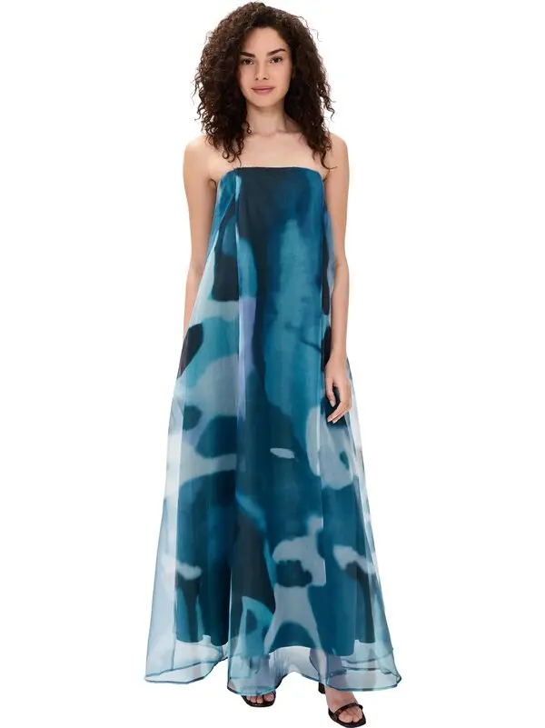 Staud Allyson Dress - Blue Haze