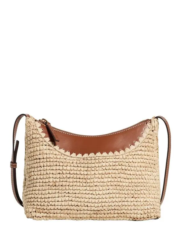 Staud Rowey Crossbody Bag - Natural/tan