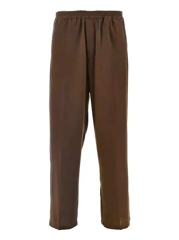 MARSEM Elasticated-waist Trousers - Brown