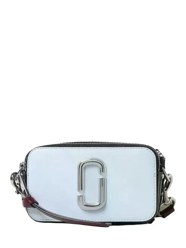 Marc Jacobs The Snapshot Leather Crossbody Bag - Blue