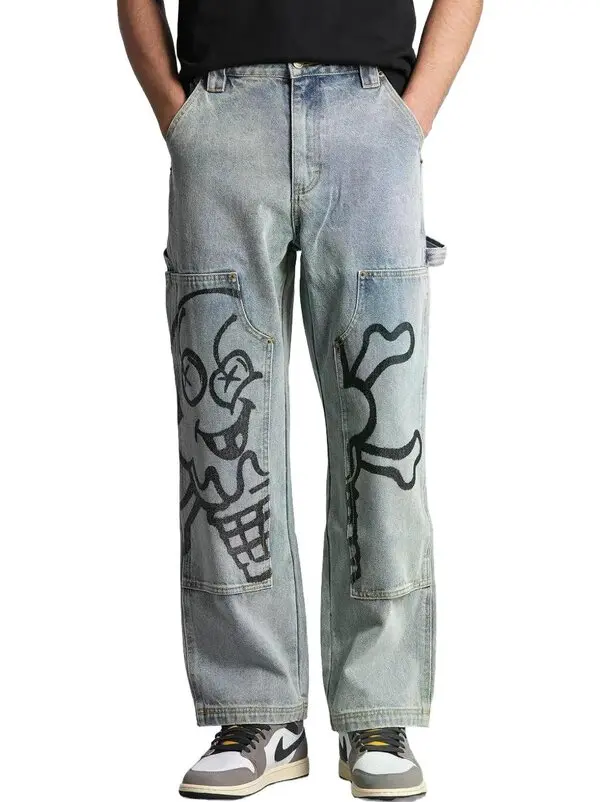 ICECREAM Cones & Bones Jeans - Blue