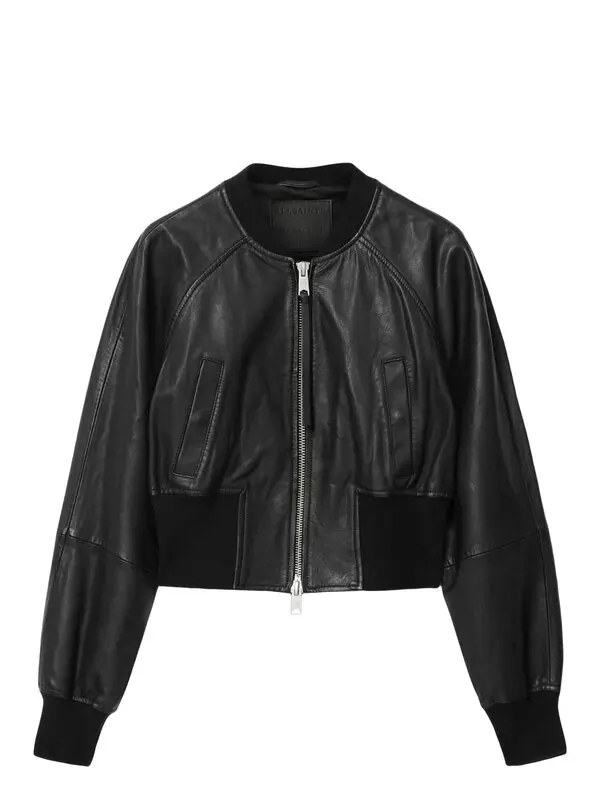 ALLSAINTS Leather Suri Bomber Jacket - Black
