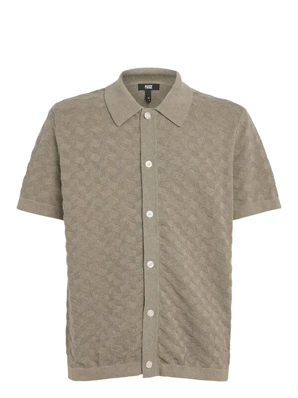 Paige Cotton-linen Mendez Shirt - Green